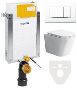 Mereo WC komplet pro zazdění s přislušenstvím - MM01SETRB