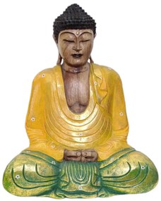 Buddha zlatý 3 50 cm