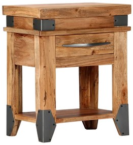 Noční stolek 40 x 30 x 51 cm masivní akáciové dřevo,  282749 HangarStore.cz