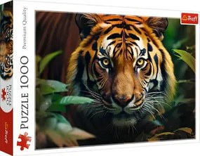 Trefl - Puzzle - Divoký tygr / 1000 dílků / 68,3 x 48 cm / věk 12+