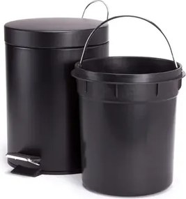 MSV UNIS pedálový odpadkový koš 5 L černá / ocel