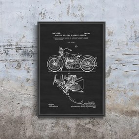 Dekorativní plakát Dekorativní plakát Motocykl Harley Davidson