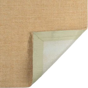 Koberec přírodní sisal 100 x 150 cm 136311