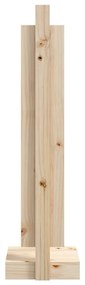 Stojan na dřevo 33,5 x 30 x 110 cm masivní borovice,  822621