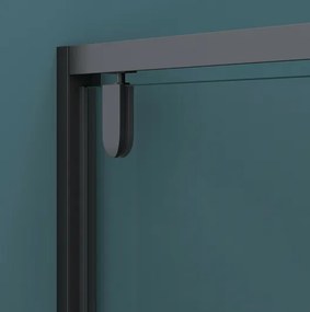 design černé sprchové dveře TERAMO 61 - BLACK 75-90cm