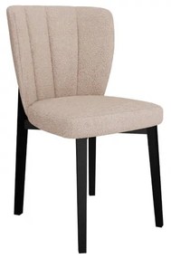 Moderní čalouněná židle ST106, Barva:: Baloo 2074, Barva: černá