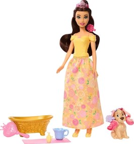 Mattel disney princess bella s pejskem sultanem, jfc42