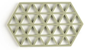 Zone Denmark Silikonová podložka pod horké Triangles Matcha Green 24 cm