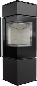 Krbová kamna REN S pravé, 7,3 kW, 150 Ø, černá