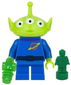 Figurky pohádkových postav, kompatibilní s LEGO Varianta: mimozemšťan se zbraní