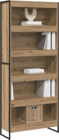 Knihovna 80 x 30 x 189,5 cm Kompozitní dřevo Umělecký dub 3403015