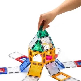 Magnetická stavebnice Dům se zvířátky 3D Diamond / Stavebnice / 116 dí