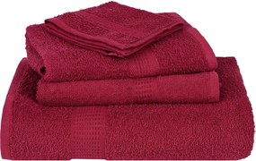 6dílná sada ručníků FROGN bordó 360 g/m² 137081
