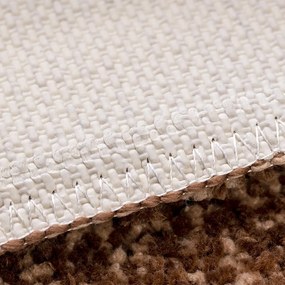 Tegatex Koupelnová předložka WC výkroj – Hnědá 50*50 cm
