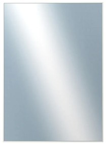 DANTIK - Zarámované zrcadlo - rozměr s rámem cca 50x70 cm z lišty Hliník bílá | P273-027 (7273027)