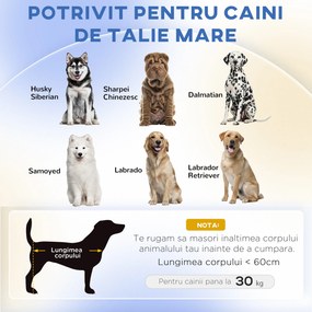 Pohovka pro psy PawHut Pohodlná pohovka s polštářem pro velké psy, zvýšená konstrukce s dřevěnými nohami, zelená 98x67x25cm | Aosom.de