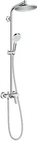 Hansgrohe Crometta - Sprchový set Showerpipe S 240 s baterií | chrom