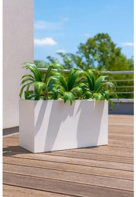 Truhlík MAXI, sklolaminát, šířka 80 cm, bílý mat