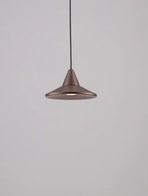 LED lustr Dro hnědé