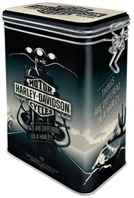 Postershop Plechová dóza s klipem - Harley-Davidson Things Are Different 1,3l
