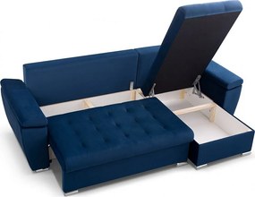 Casarredo - Komfort nábytek Rohová sedací souprava PETER rozkládací s úložným prostorem, Soft17/Lawa17