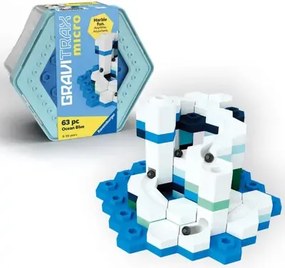 RAVENSBURGER Stavebnice GraviTrax Micro Startovní sada S modrá / 63 dí