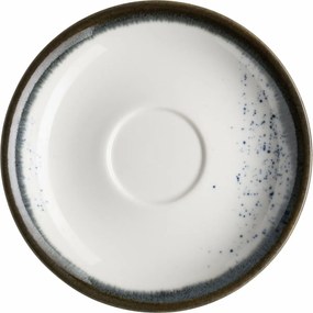 Mäser Podšálek na espresso Pintar White modré tečky 13 cm, S