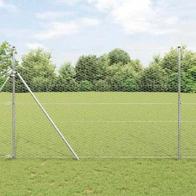 Hexagonální kotvení plotu 25 x 1,5 m Pozinkovaná ocel Stříbrná 3352968