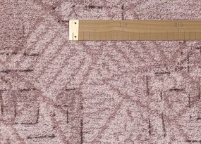 Koberce Breno Metrážový koberec BOSSANOVA 62, šíře role 400 cm, Růžová