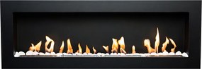 BIO FLAME biokrb Easy L Open černý 115x40 cm
