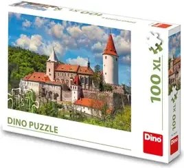 DINO Puzzle Hrad Křivoklát XL / 100 dílků / od 5 let