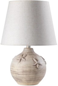 ONLI - Stolní lampa MARINA 1xE27/22W/230V béžová/ bílá 60 cm