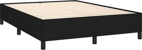 Box spring postel s matrací černá 140x200 cm textil 3128047