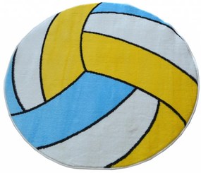 Luc Dětský koberec - Volejbalový míč - 100 x 100 cm
