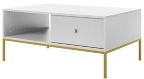 Konferenční stolek Tonkor Gold TL104, Barva: bílá