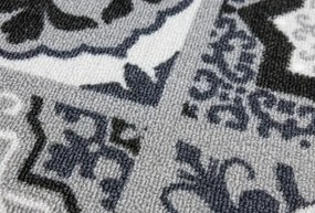 Protiskluzový běhoun Patchwork - šedý
