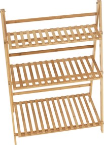 Skládací regál, bambus, Nepel TYP 1 + dárek