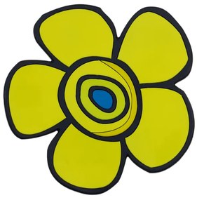 Bellatex Kuchyňská podložka 10x10 cm Kytka žlutá
