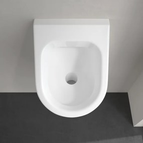 VILLEROY & BOCH Villeroy &amp; Boch ARCHITECTURA - Odsávací pisoár, 355x385 mm, přívod vody skrytý, bílá alpin 55740001