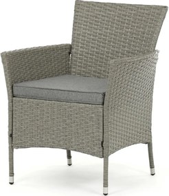 Zahradní sestava AZS-A1442 GREY, polyratan, šedá (111 x 62) cm