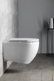 Isvea Isvea, INFINITY závěsná WC mísa, Rimless, 36,5x53cm, bílá, 10NF02004