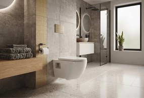 Erga Astrid, závěsná WC mísa 510x360x360mm, Rimless + toaletní sedátko s pomalým zavíráním, bílá, ERG-V03-ASTRID-RIM-WH