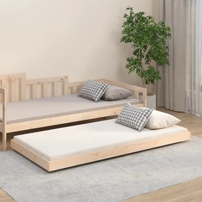 vidaXL Rám postele 75 x 190 cm masivní borové dřevo [823512] Barva: Přírodní