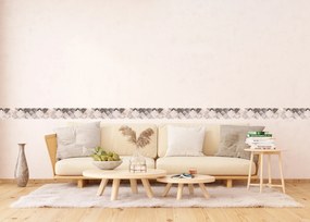 Samolepící bordura na zeď 3D Dřevo | 5 m x 13.8 cm | DWB8210