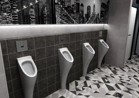 Sapho Sapho, Automatický splachovač pro urinál 6V (4xAA), nerez lesk, PS006