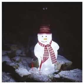LED vánoční sněhulák Furla 46 cm studená bílá