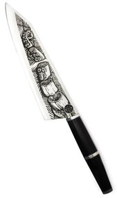 Shikaku knife - double-sided engraving