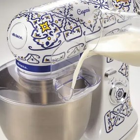 Ariete 15880C Capri bílá, světle modrá / Stolní mixér / 1200 W / 5.5 l