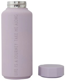 DESIGN LETTERS Termoska Lavender 500 ml, fialová barva, kov, plast