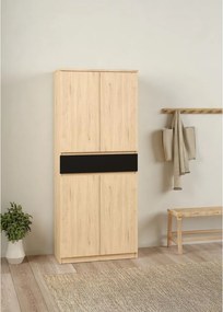 Botník Simplicity II vysoký, hikora jackson / černý mat